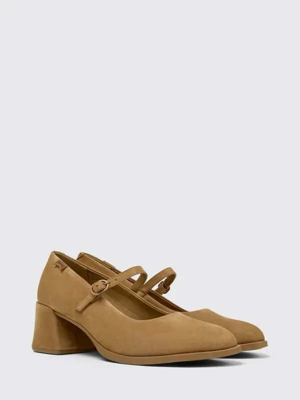 Camper Kora Suede Mary Jane Shoes