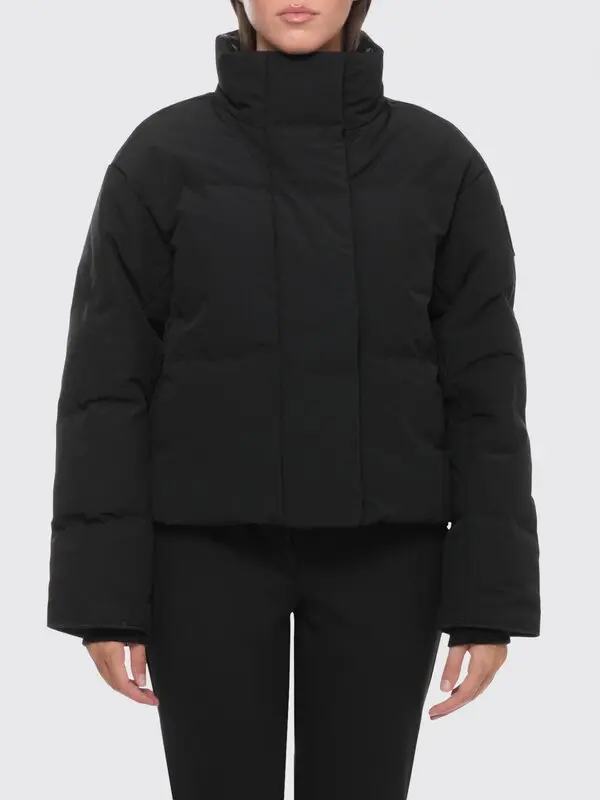 Canada Goose Quilted Short Puffer Jacket In Arctic Tech® Fabric - Black