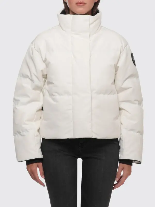 Canada Goose Quilted Short Puffer Jacket In Arctic Tech® Fabric - White