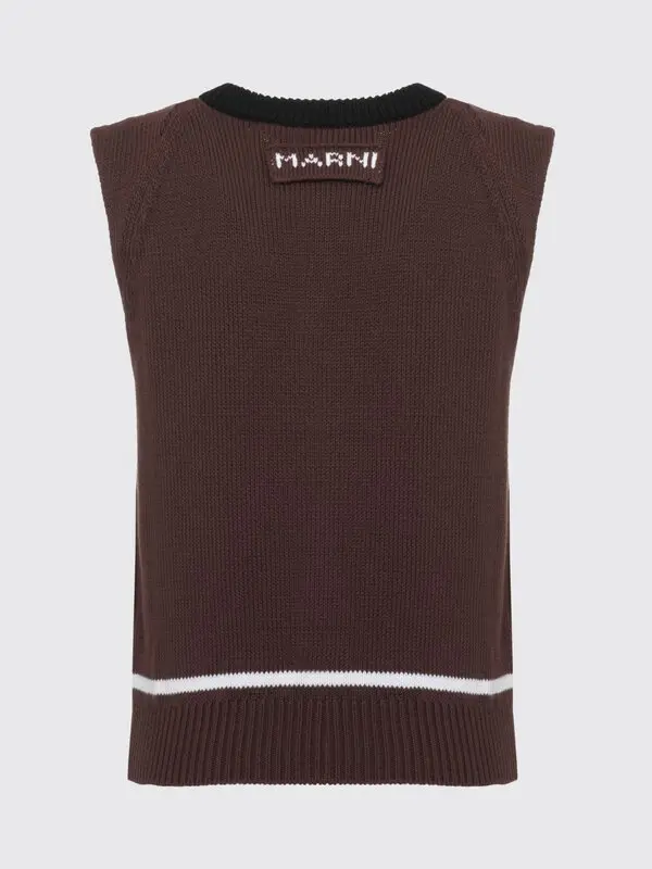 Marni Knit Sleeveless Top - Brown