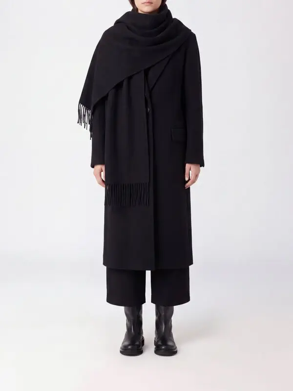 Attico Relaxed Fit Wool And Cashmere-blend Long Coat