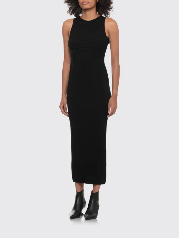 Attico Jersey Sheath Midi Dress