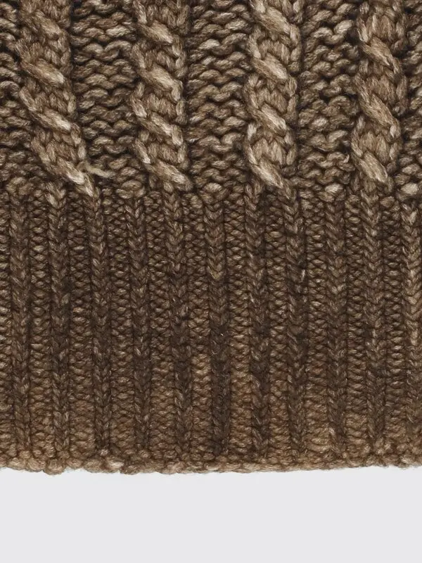 Avant Toi 100% Cashmere Braided Beanie Hat