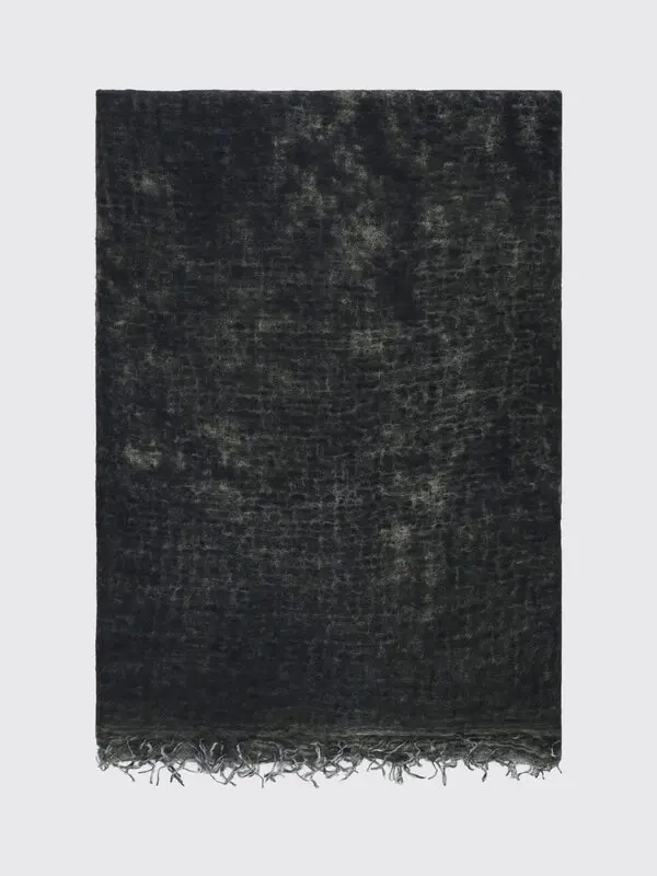 Avant Toi Classic 100% Cashmere Scarf With Fringed Edges