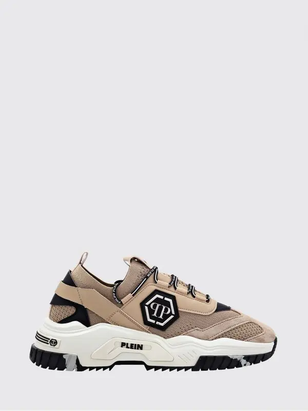 Philipp Plein Predator Suede Monogram Sneakers