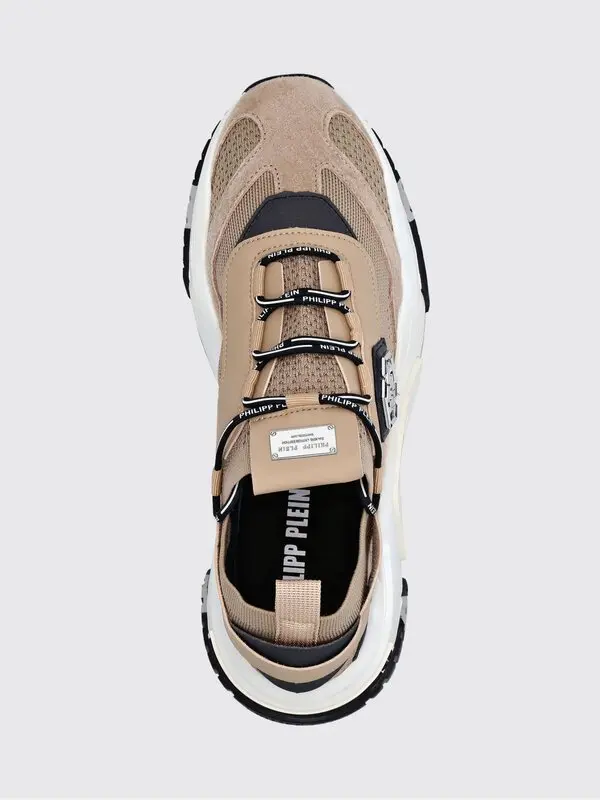 Philipp Plein Predator Suede Monogram Sneakers