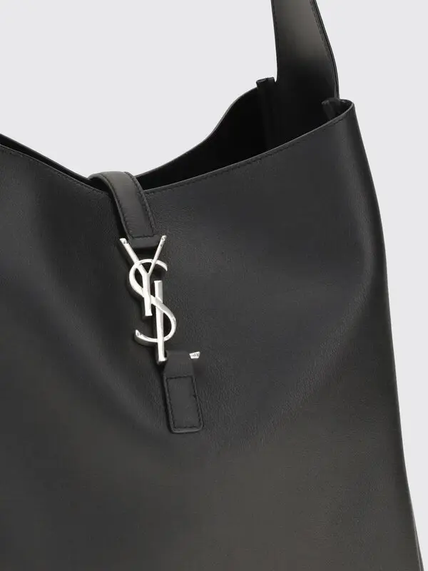 Saint Laurent Leather Shoulder Bag - Black