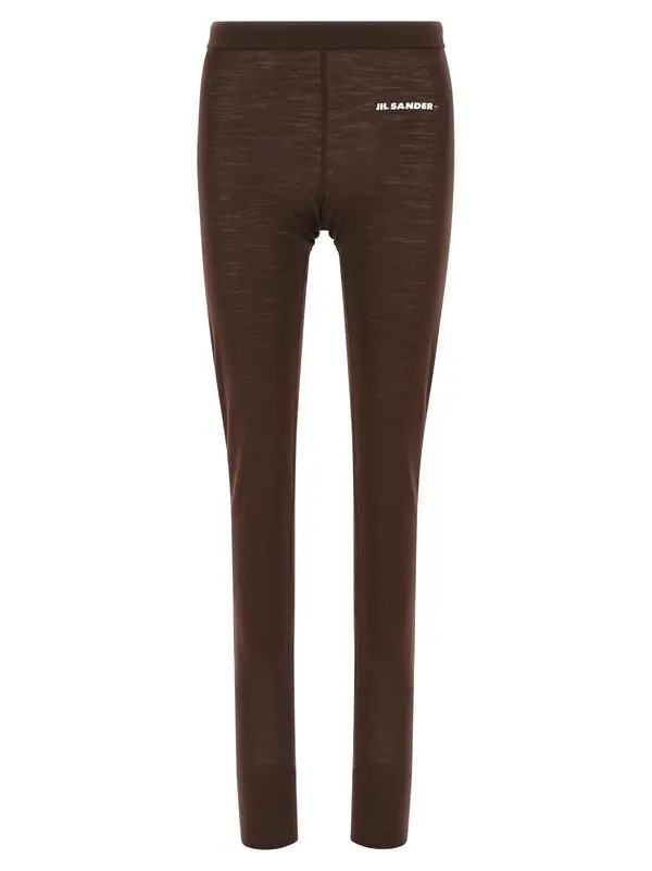 JIL SANDER 029 Technical Wool Leggings - Multicolor