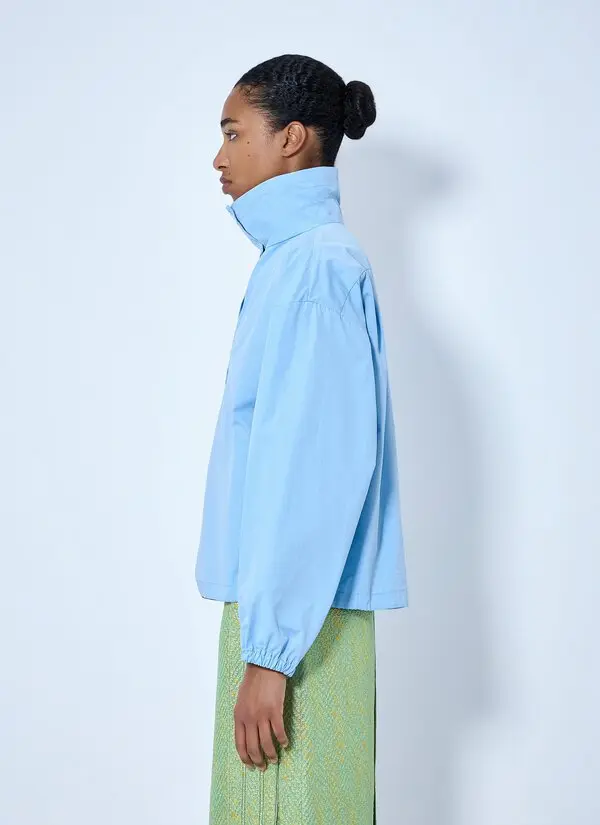 Marni High-collar Buttoned Pullover - Blue
