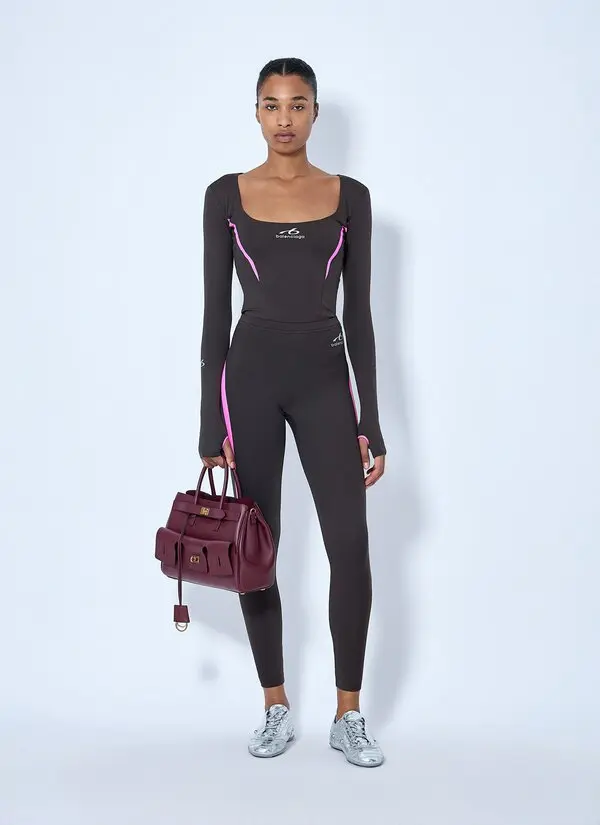 Balenciaga Long Sleeve Fitted Top