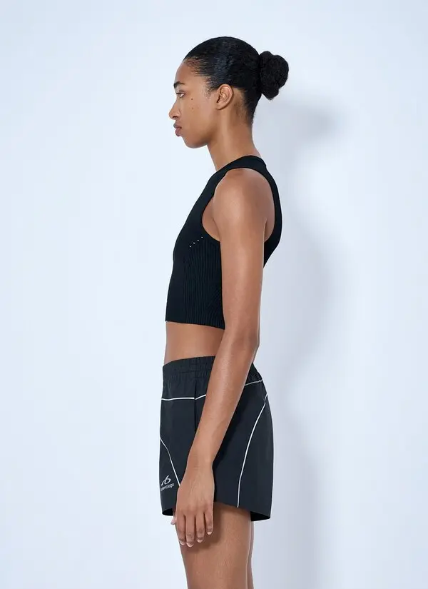 Balenciaga Fitted Cut Top