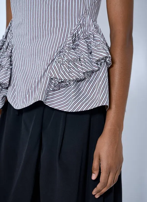 Dries Van Noten Casey Sleeveless Top - Brown