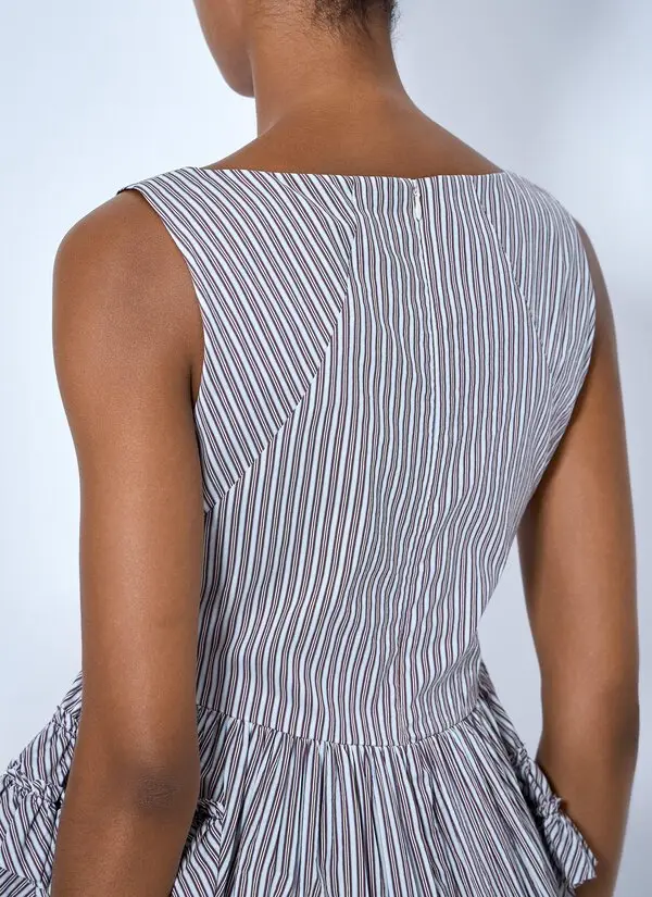 Dries Van Noten Casey Sleeveless Top - Brown