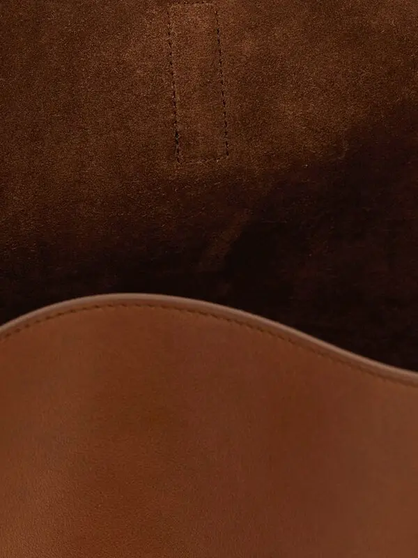 Saint Laurent Le 5 À 7 Smooth Calfskin Leather Shoulder Bag - Brown