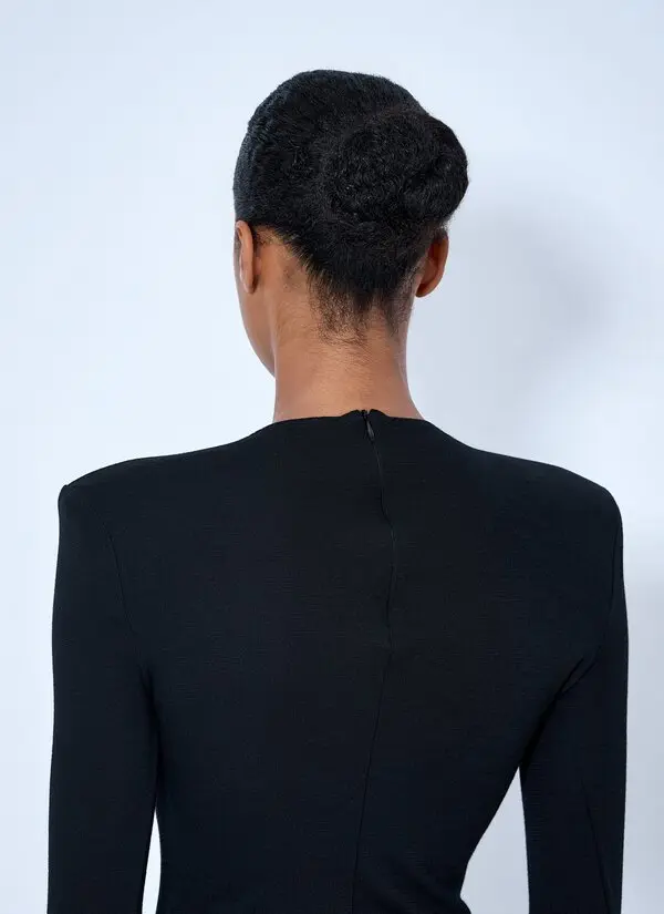 JIL SANDER Wool Bodysuit With Long Sleeves