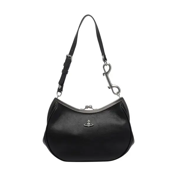 VIVIENNE WESTWOOD Charm Frame Purse - Black