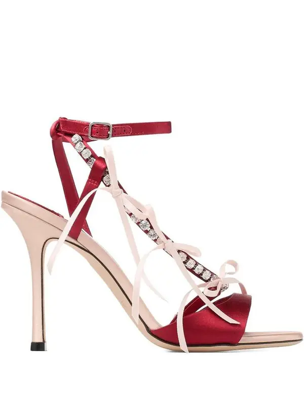 JIMMY CHOO Lula Sandals - Red