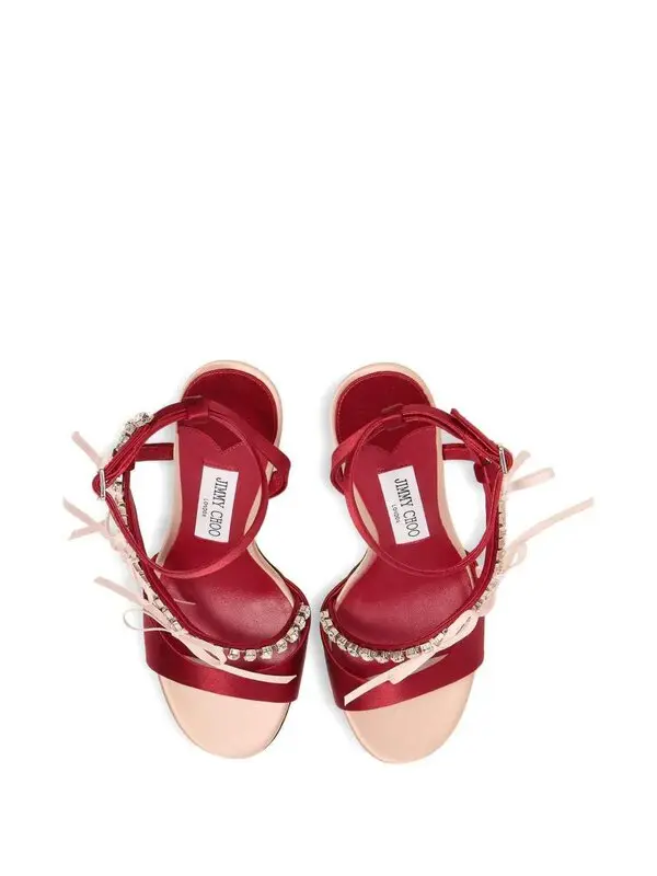 JIMMY CHOO Lula Sandals - Red
