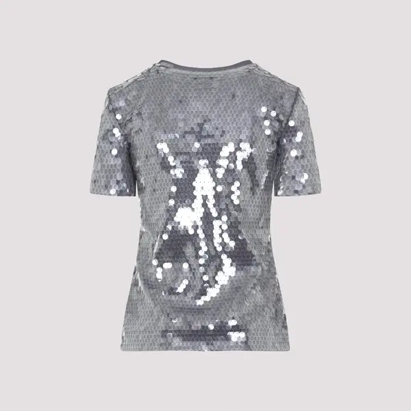 Sportmax Kibbutz Sequined T-shirt - Gray