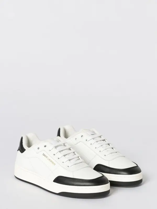 Saint Laurent Calf Leather Sneakers