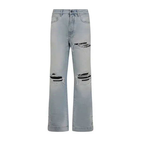 Amiri Mx1 Straight Flare Jeans - Blue