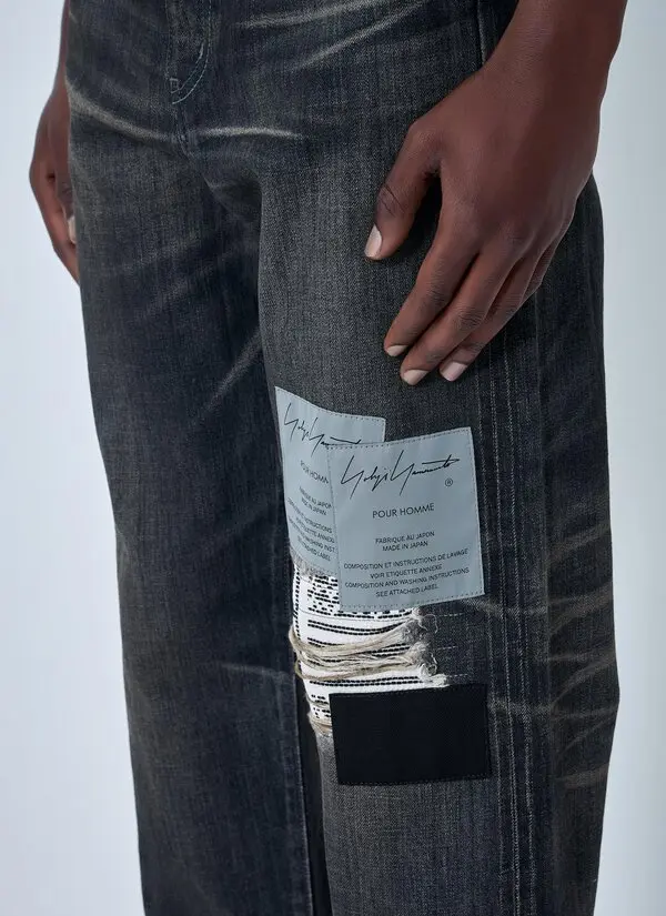 Yohji Yamamoto X Neighborhood Savage Denim Dp Basic Jeans