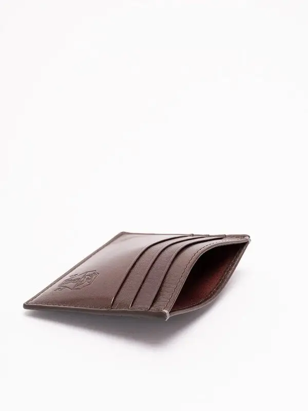 Brunello Cucinelli Brushed Leather Card Holder - Multicolor