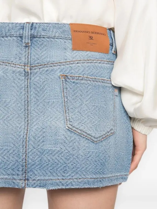 ERMANO SCERVINO Ermanno Scervino Denim Skirt