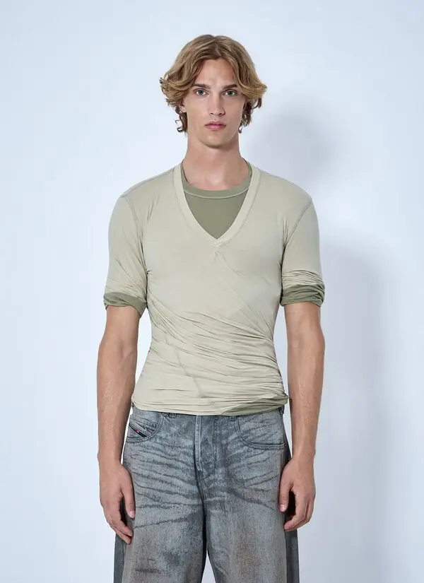 DIESEL® T-moody-plain Top - Cream
