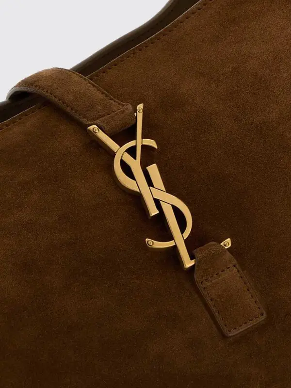 Saint Laurent Le 5 À 7 Bea Suede Shoulder Bag - Brown