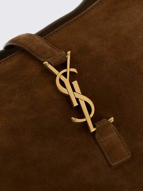 Saint Laurent Le 5 À 7 Bea Suede Shoulder Bag - Brown