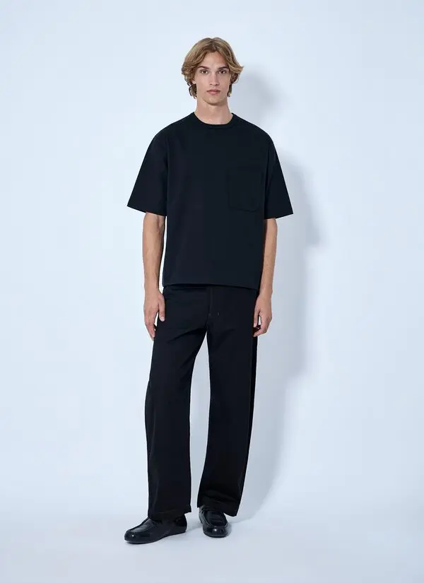 LEMAIRE Boxy T-shirt - Black