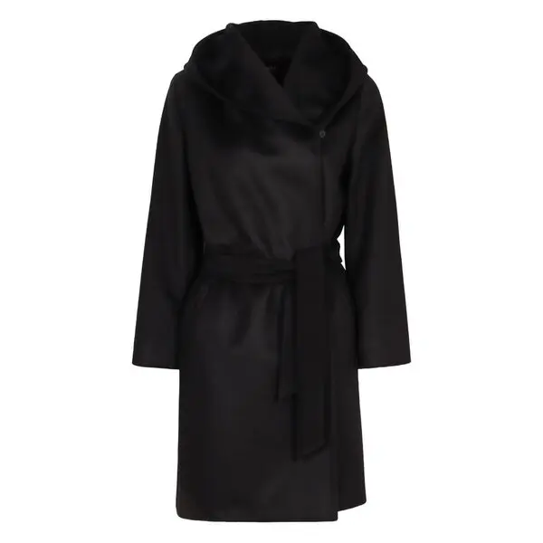 Max Mara Coats Single Breasted Coats - Black
