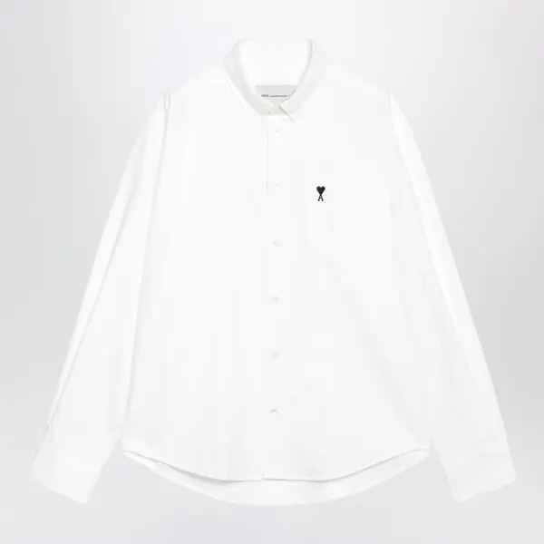 AMI Paris De Coeur Shirt - White