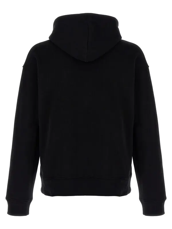 Moschino Print Hoodie - Black