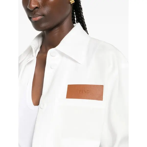 Fendi Cotton And Linen Blend Shirt
