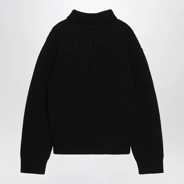 Dries Van Noten Waffle-knit Wool Cardigan