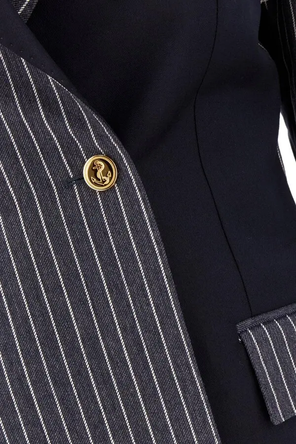 Thom Browne Striped Paneled Blazer
