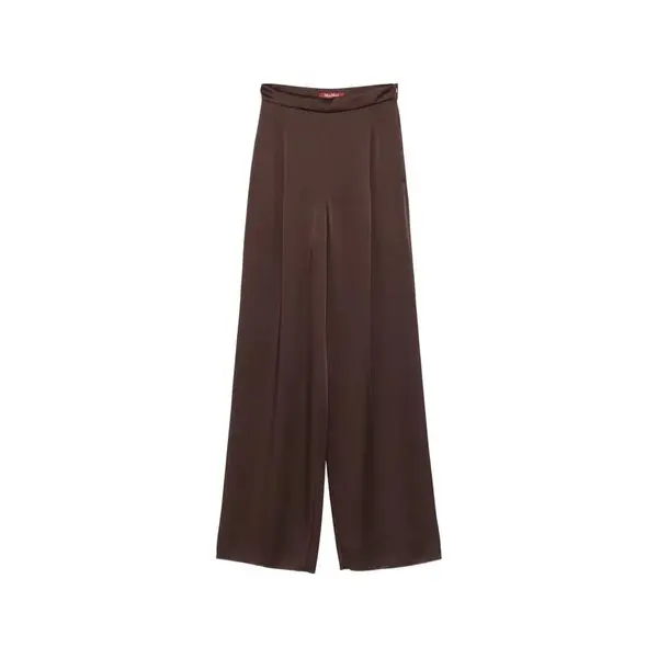 Max Mara Trousers Palazzo Pants - Brown