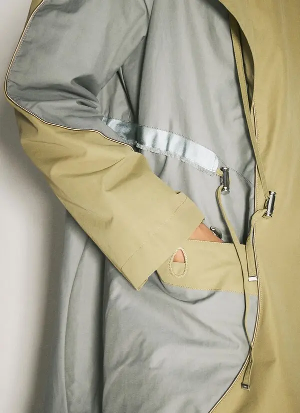 KIKO KOSTADINOV Herne Hooded Trench Coat - Green