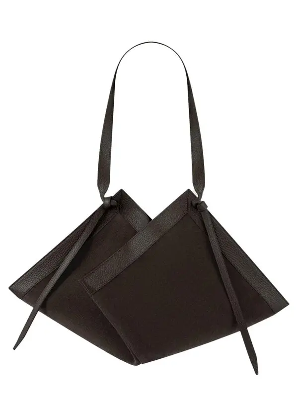 Yuzefi Borsa Wonton Bag - Brown