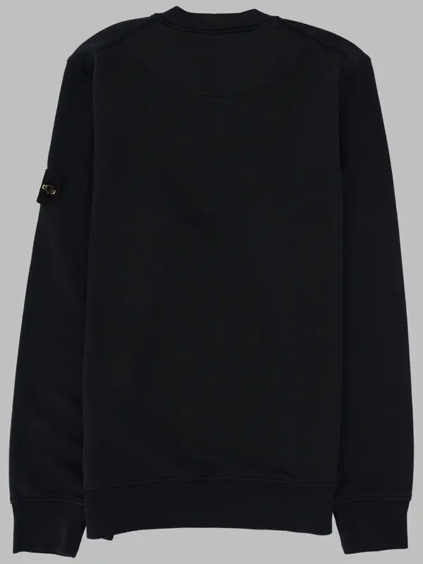 Stone Island Felpa Con Patch Logo