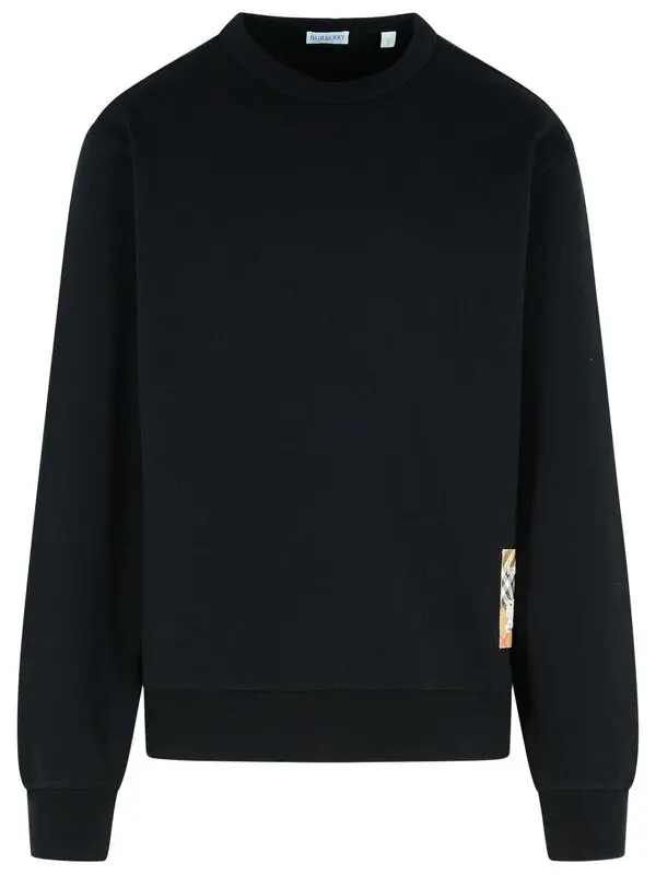 Burberry Cotton Sweatshirt - Black