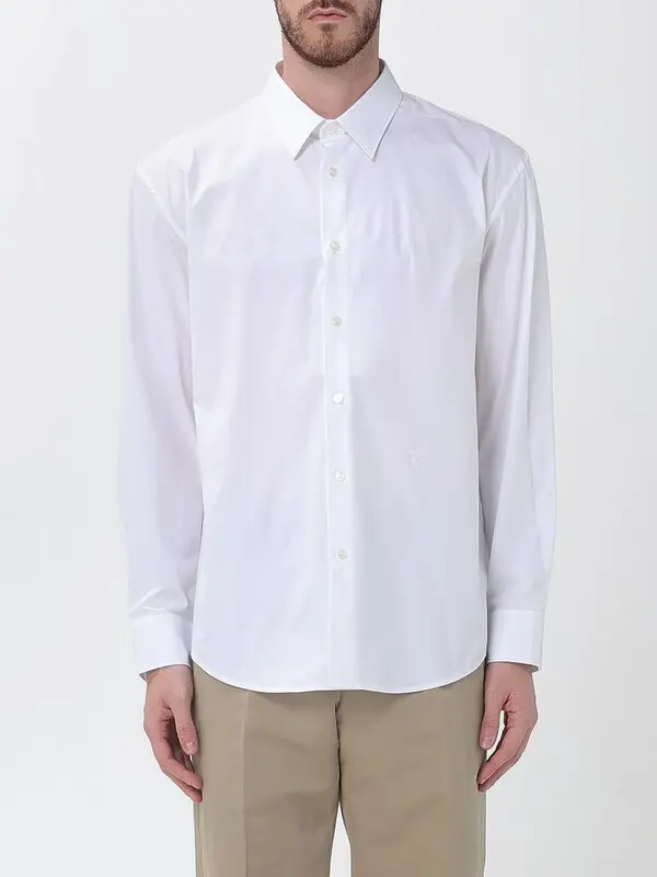 Saint Laurent Classic Cotton Poplin Shirt - White