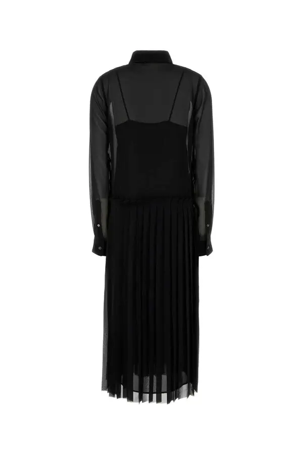 AMI Paris Polyester Shirt Dress