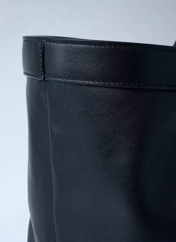 Saint Laurent Leather Tote Bag