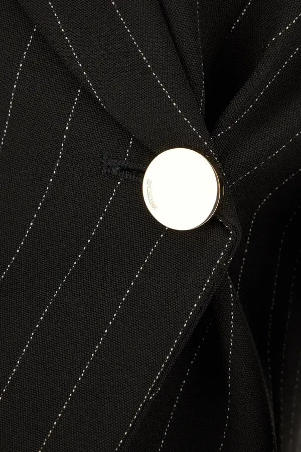 Sportmax Pinstripe Structured Blazer - Multicolor