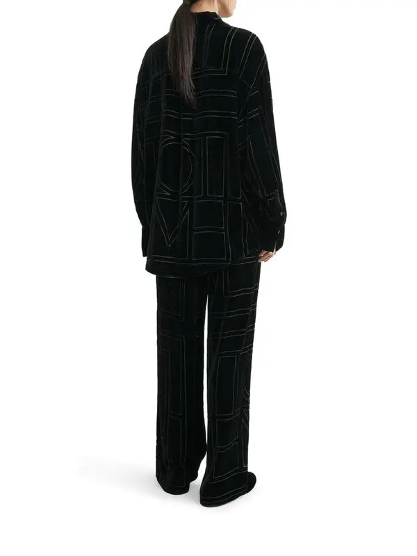 TOTEME Oversized Devoré Shirt