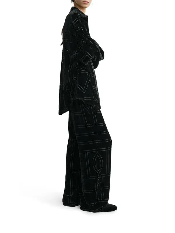 TOTEME Oversized Devoré Shirt