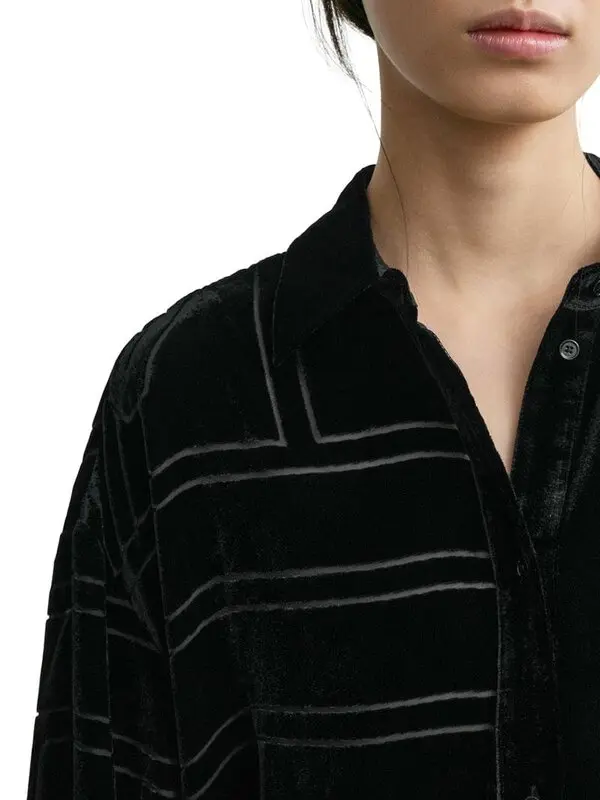 TOTEME Oversized Devoré Shirt